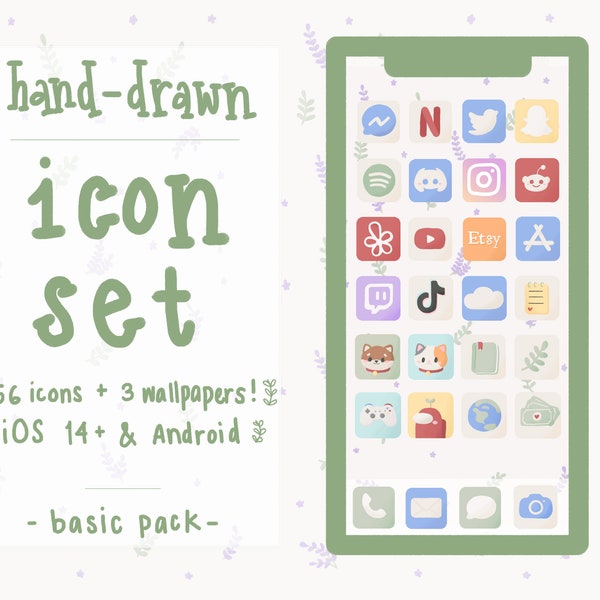 Cute App Icons - Etsy