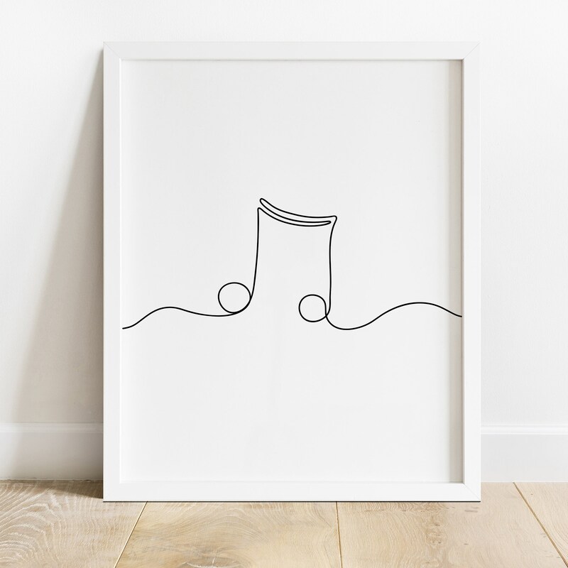 Music Note Poster - Etsy