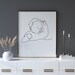 Baby Line Drawing, Baby Line Art, Line Drawing Portrait of a Baby ...