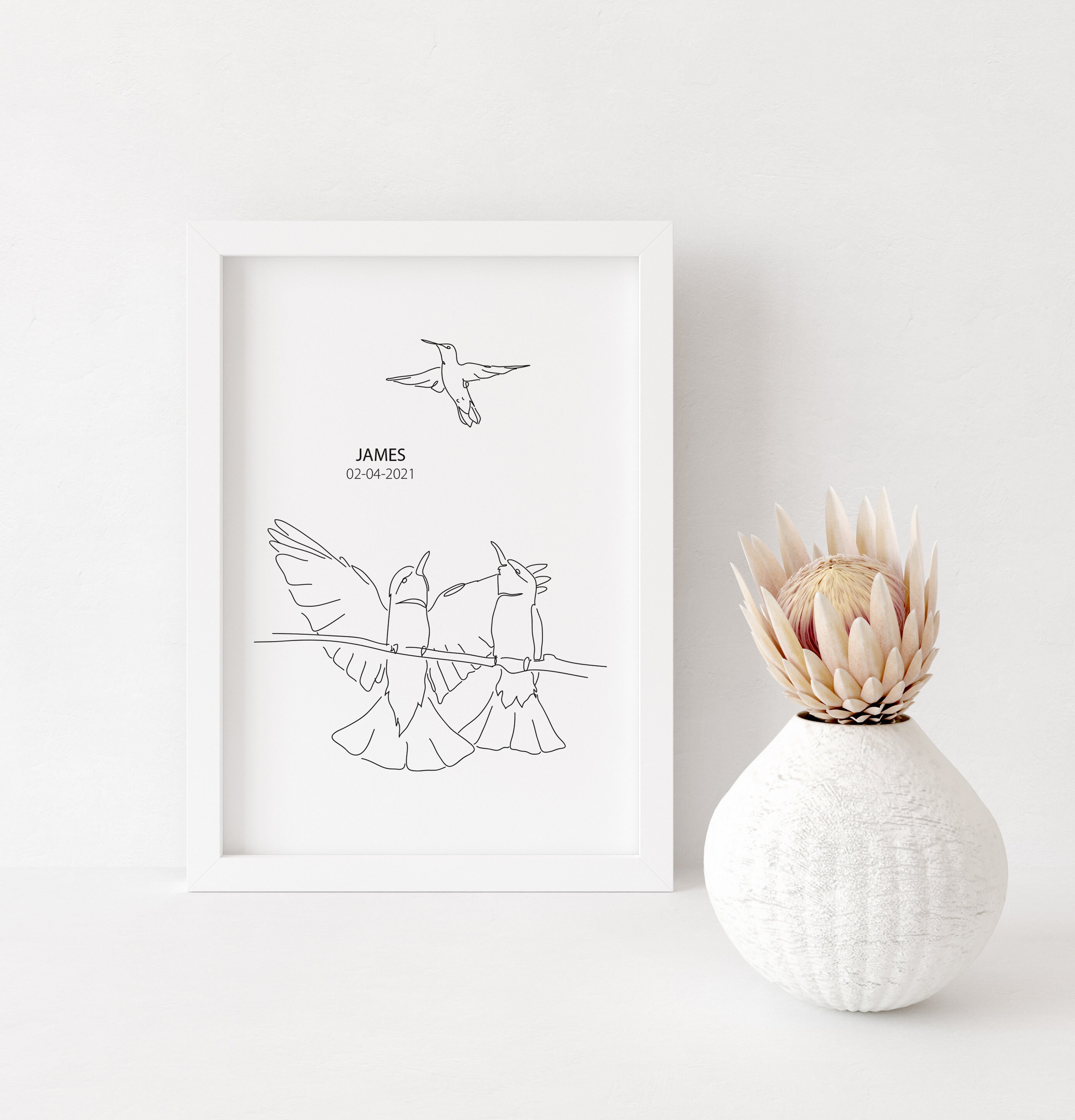 Personalized Baby Loss Poster, Miscarriage Line Drawing, Customized ...