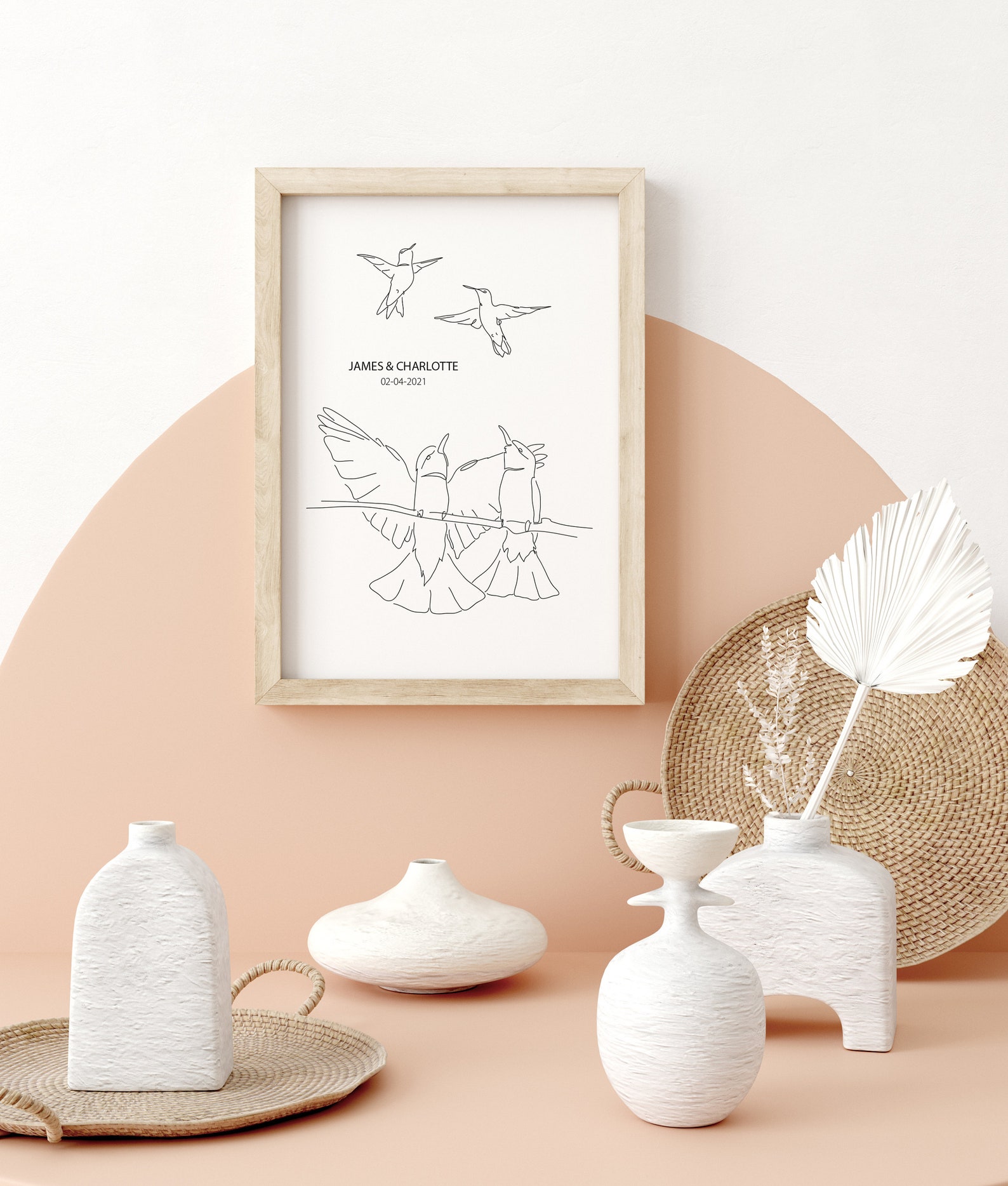 Personalized Twin Poster, Twin Loss Art, Twin Miscarriage Remembrance ...