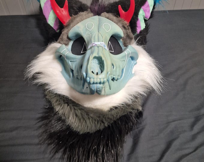 Skull Dog Fursuit Head - Etsy