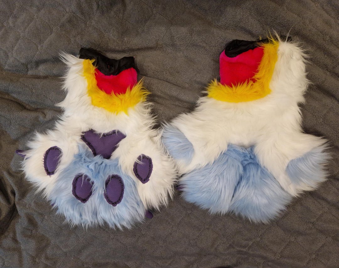 Furry Paws Custom Made, Handmade Four Finger Paws - Etsy