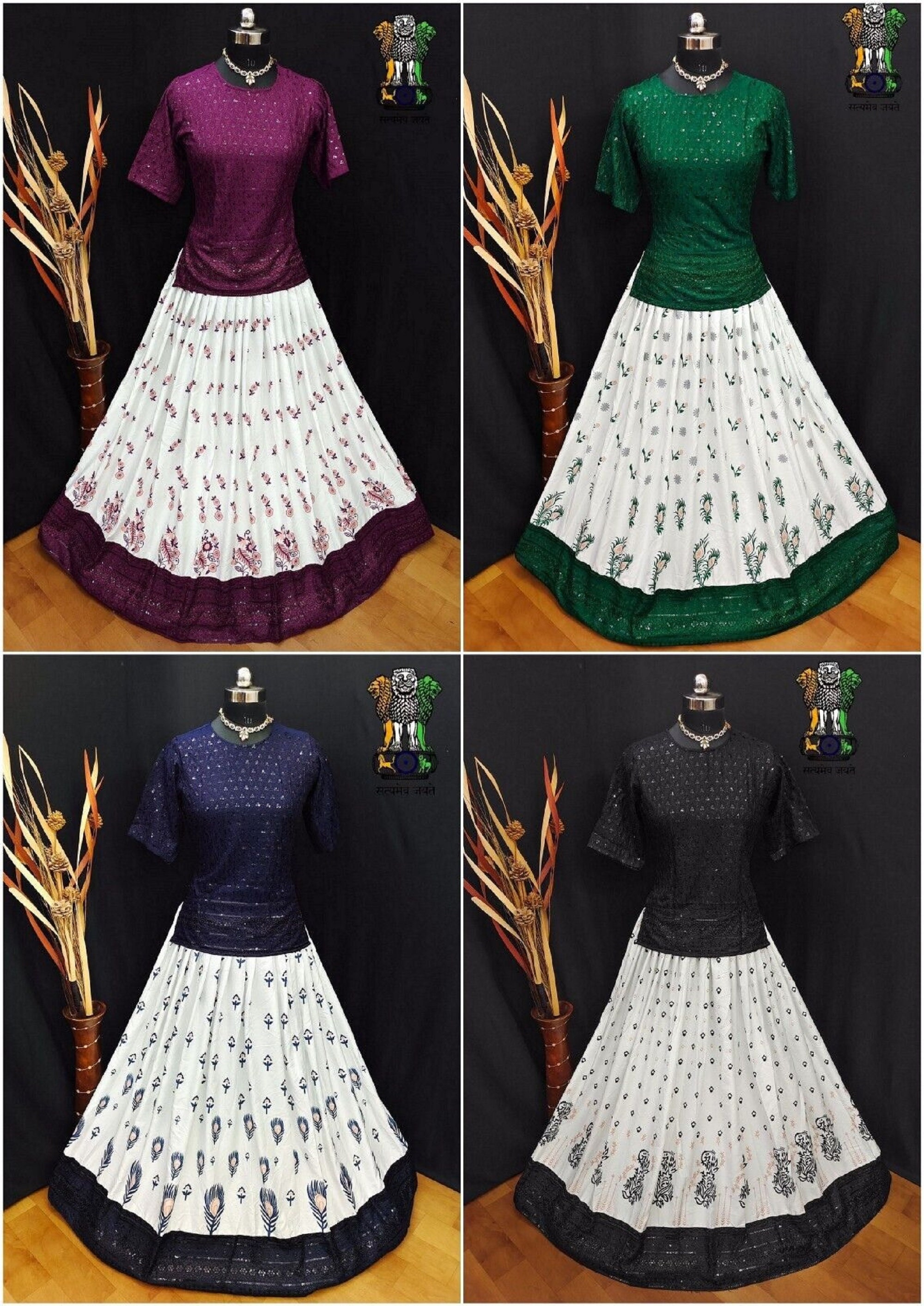 Indian Skirt and Shirts - Etsy