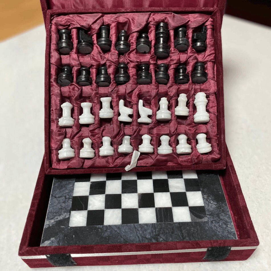 Marble Chess 20x20cm / 8, Chess, Chess Board, Unique Chess Set, Stone ...