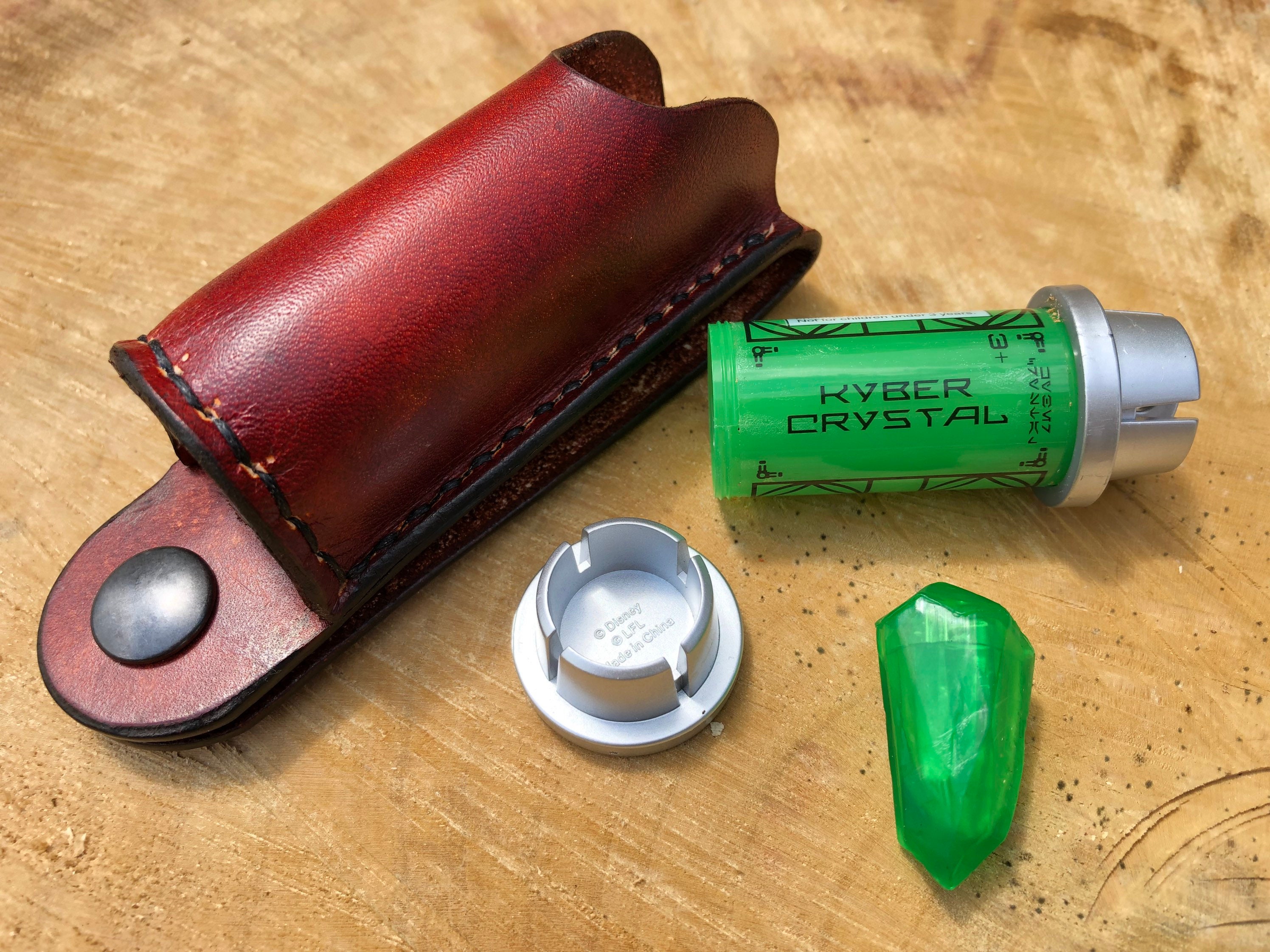 Kyber Crystal Pouch Hand Made Leather Kyber Crystal Pouch - Etsy