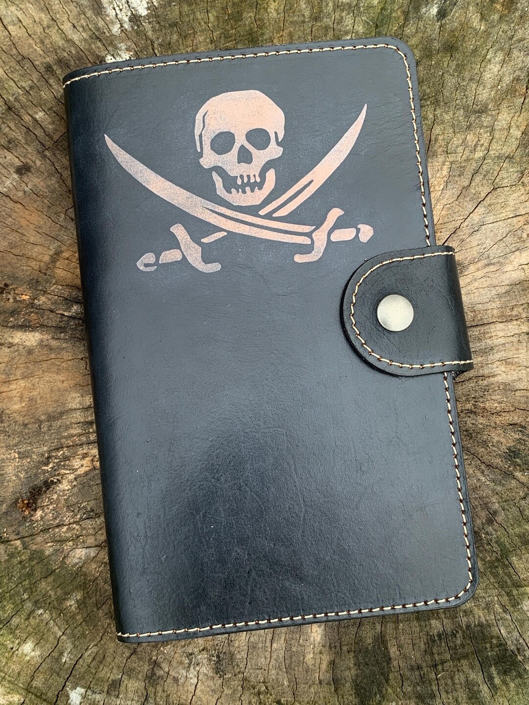 Pirate Themed Leather Journal Cover - "calico" Jack Rackam and Other ...
