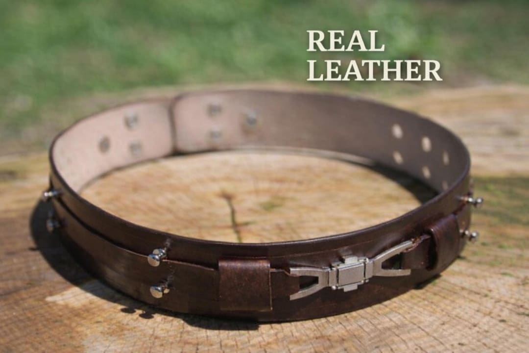 Obi-wan Kenobi Jedi Belt | Full Grain Leather | Star Wars Cosplay Belt ...