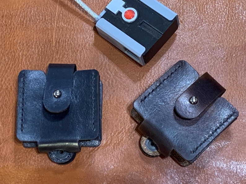 Mandalorian Tracker Fob Pouch- Handmade, 100% Full Grain Leather. - Etsy
