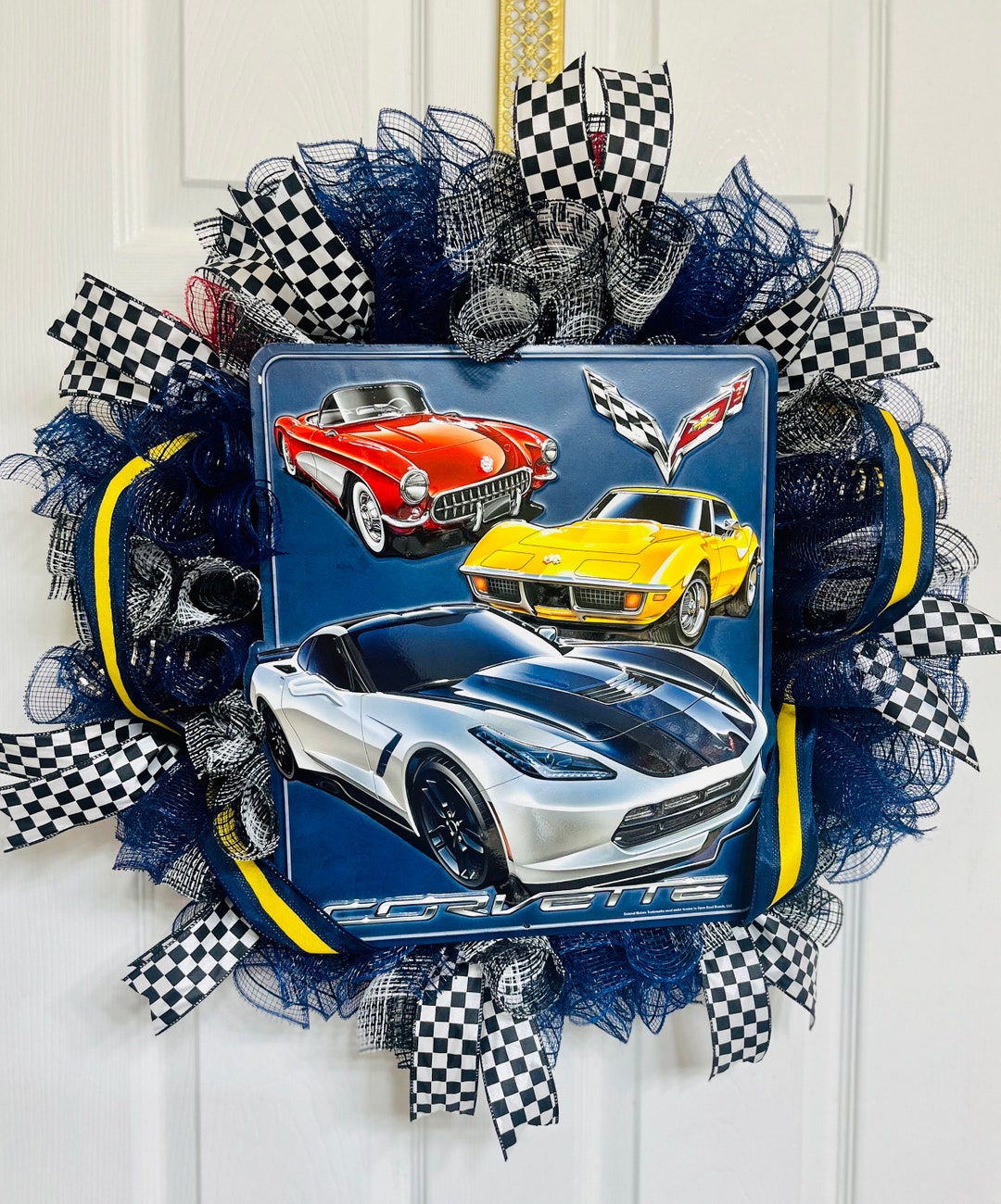Corvette Wreath - Etsy