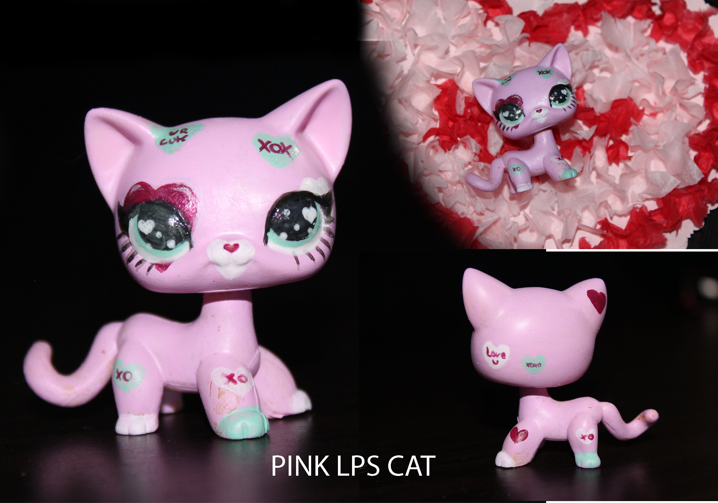 LPS OOAK Custom Collie/Cat/Dog Littlest pet shop hand painted | Etsy