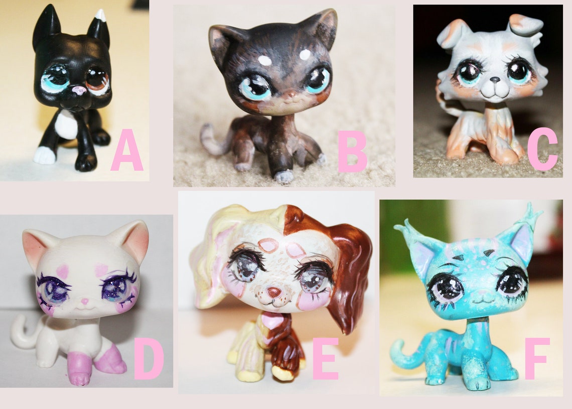 LPS OOAK Custom Collie/cat/dog Littlest Pet Shop Hand Painted - Etsy