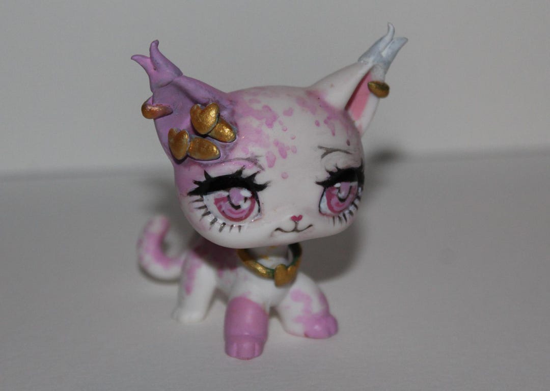 Littlest Pet Shop Shorthair Cat LPS Cat Custom Ooak Hand Painted - Etsy