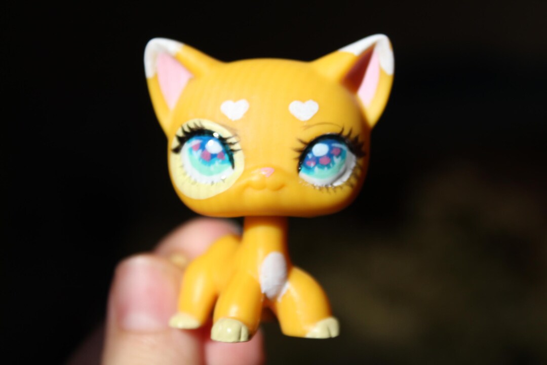 Littlest Pet Shop Shorthair Cat LPS Cat Custom Ooak Hand Painted - Etsy
