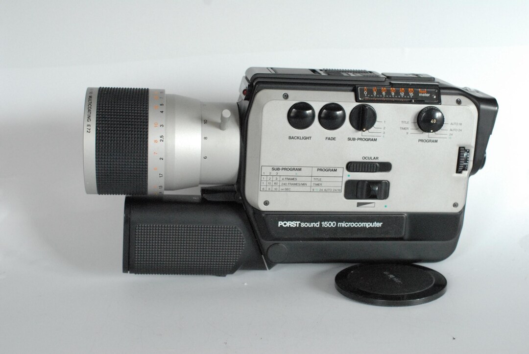 Tested With Real Super 8 Film! Porst 1500 as Bauer S 715XL * Angenieux ...