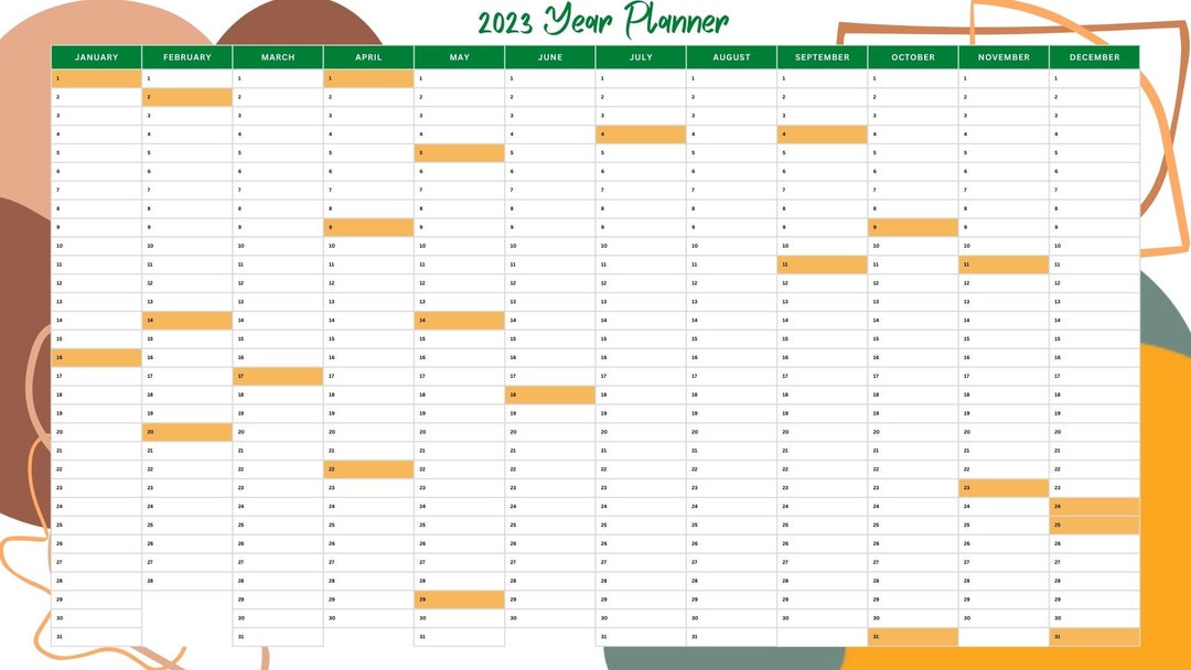 2023 Boho Calander - Etsy