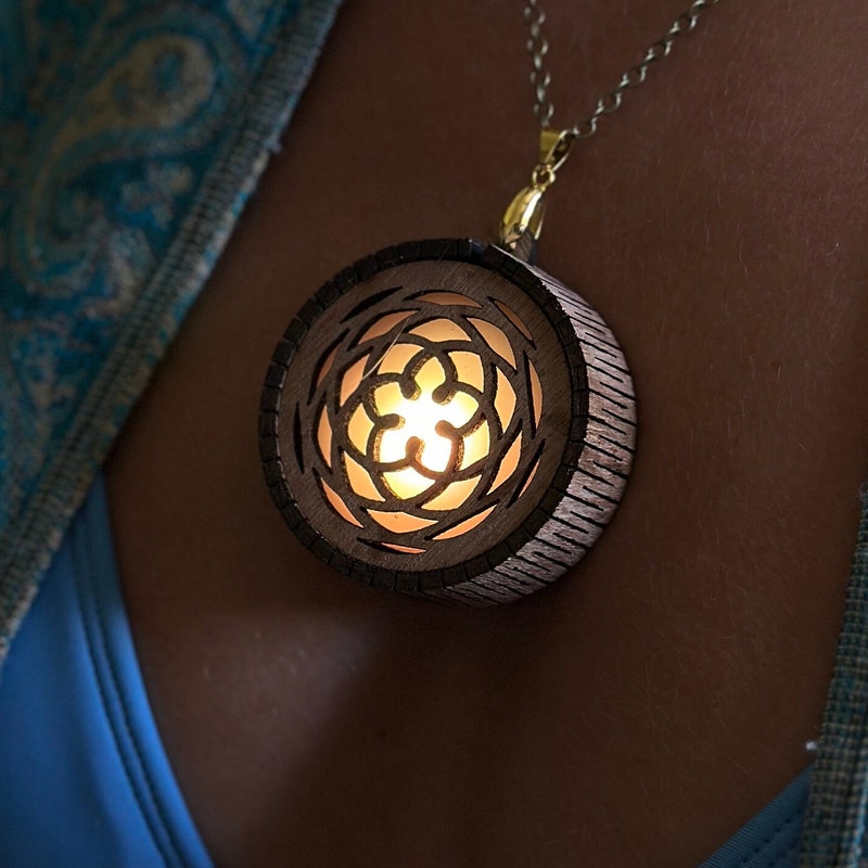 Rechargeable Wood Light - Etsy