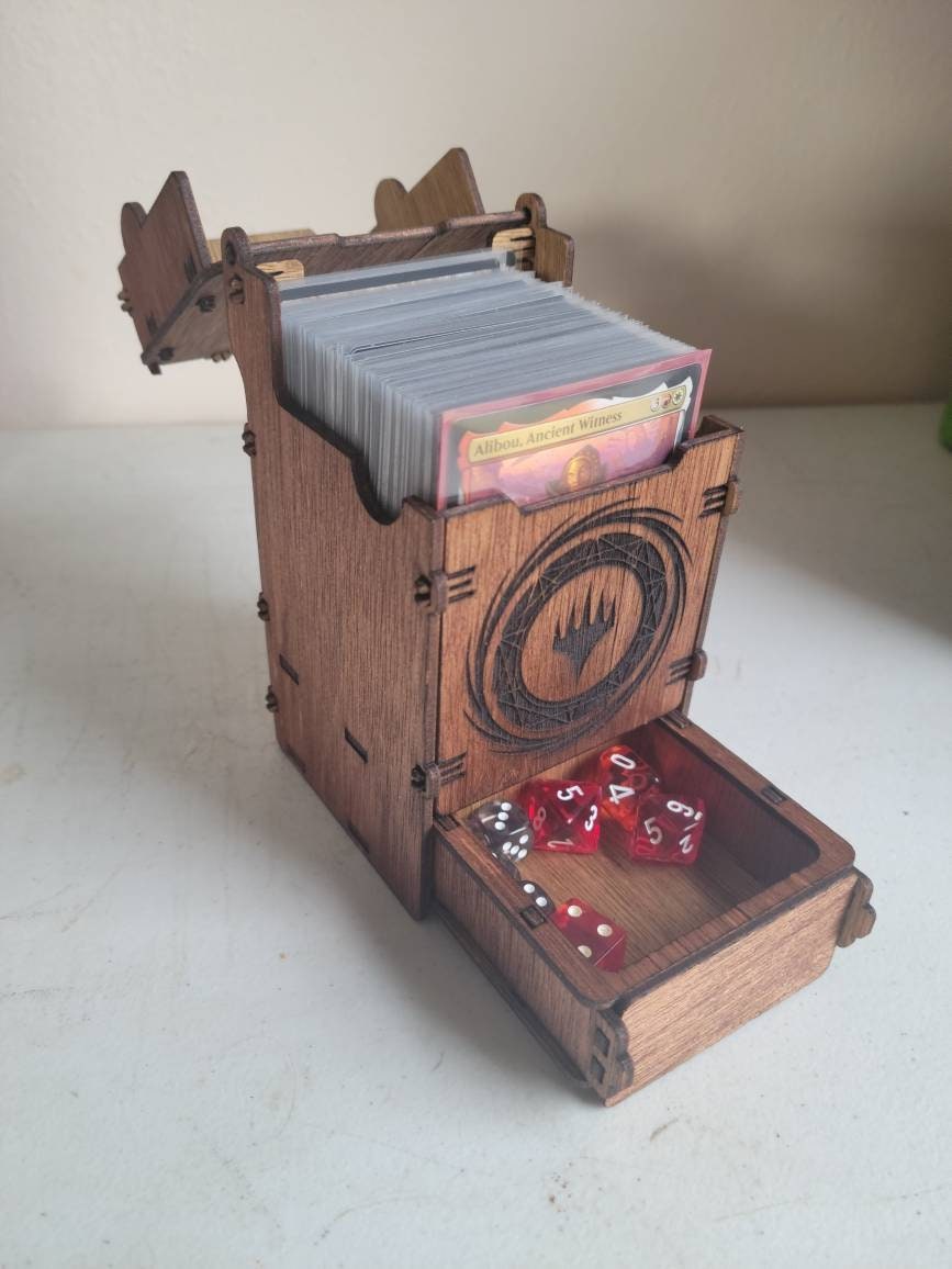MTG Commander Deckbox With Dice Drawer - Etsy