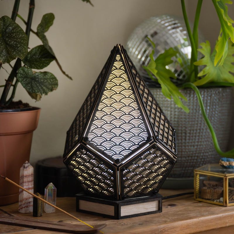 Sacred Geometry Lamp - Etsy