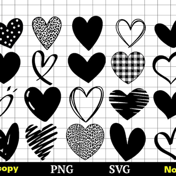 Heart Svg - Etsy