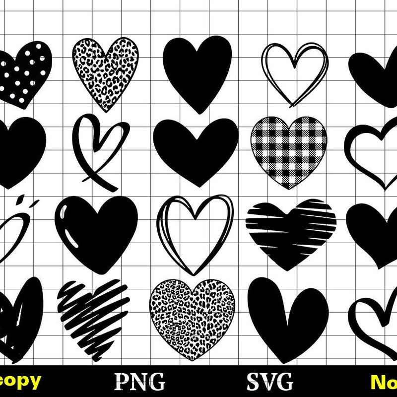 Cuore svg - Etsy Italia