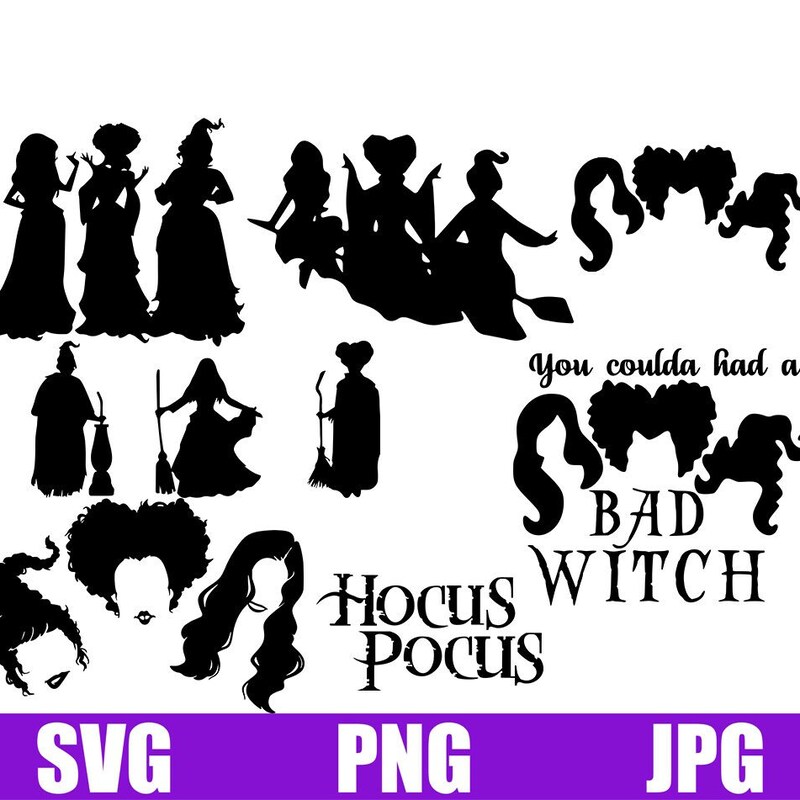 Sanderson Sister Silhouette - Etsy