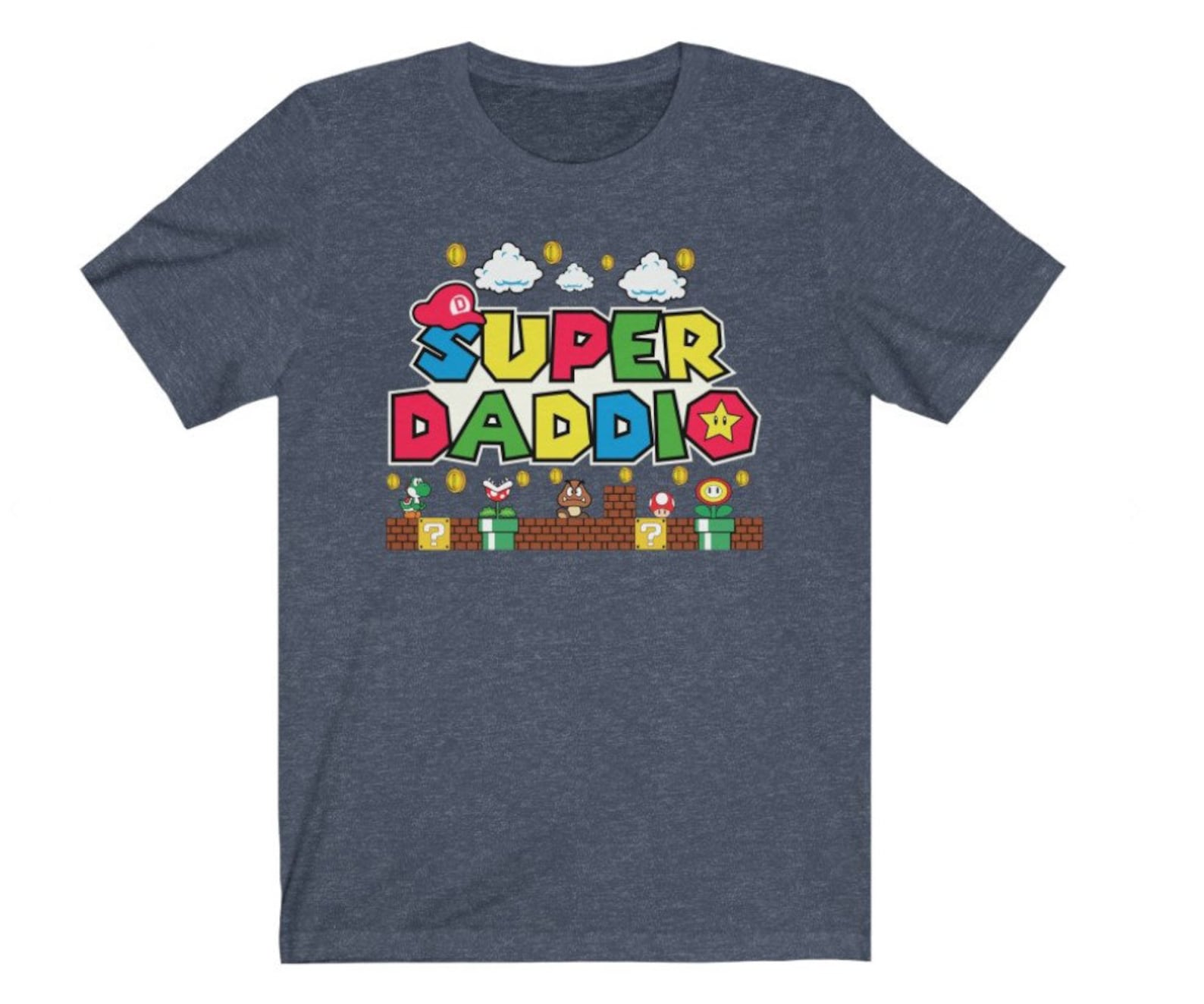 Super Daddio Shirt Funny Dad T-shirt Father's Day - Etsy