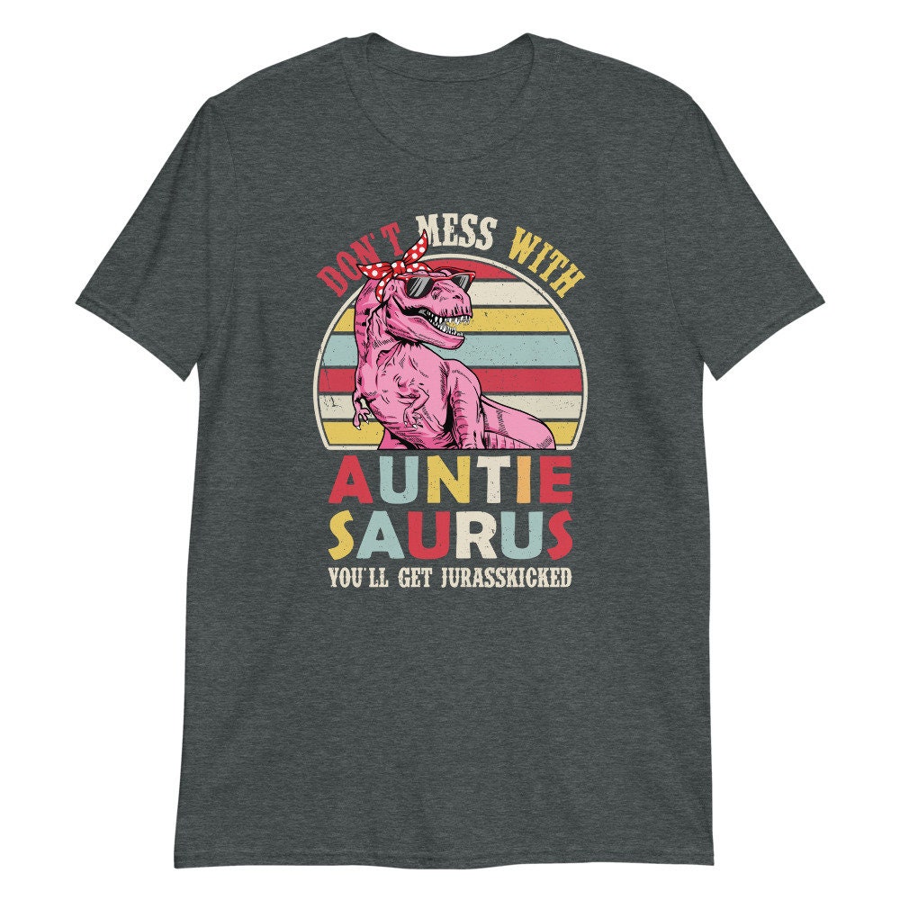 AuntieSaurus Shirt Auntie Saurus Rex Aunt Shirt Auntie | Etsy