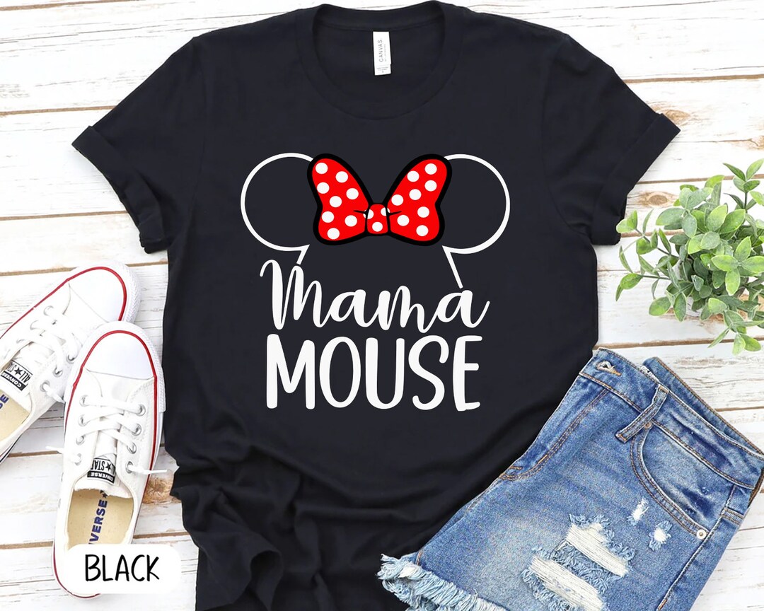 Mama Mouse Shirt, Minnie Mouse Mom Shirt, Disney Mouse Mom Shirt ...