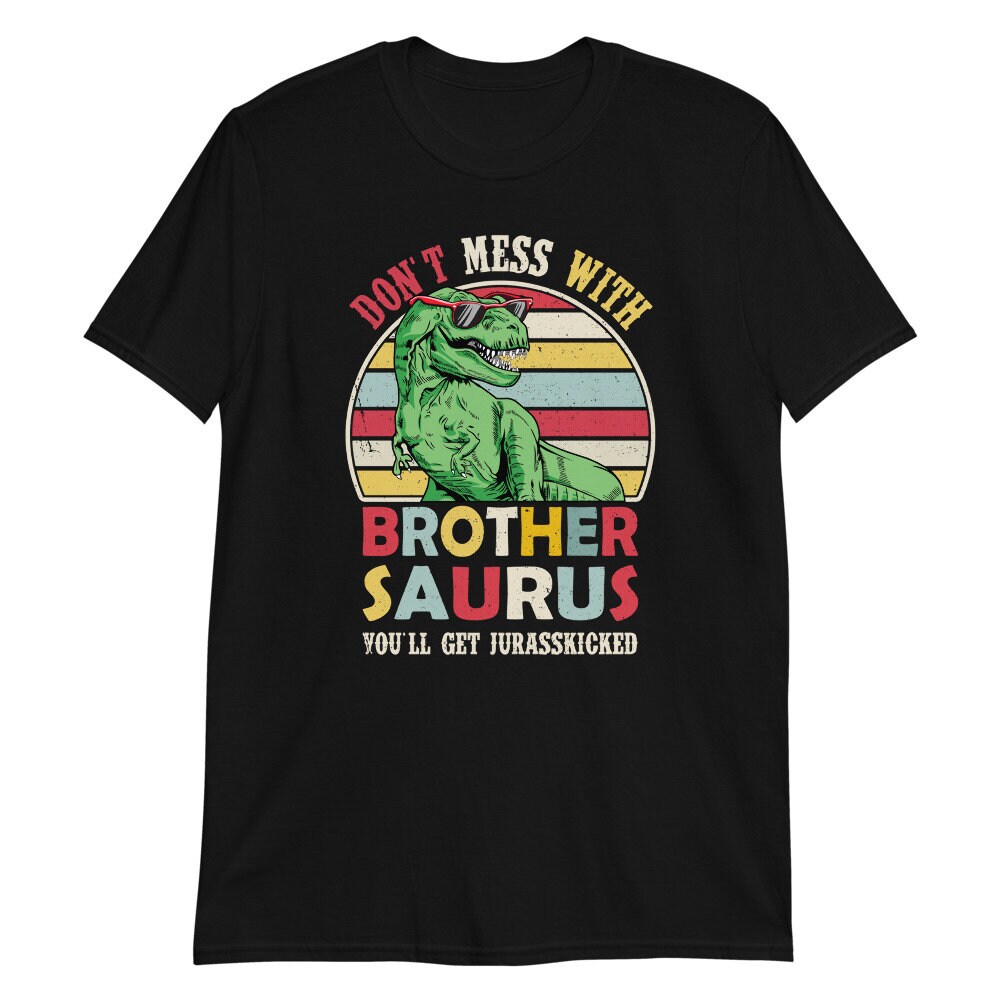Brother Saurus Shirt Dinosaur Brother Shirt Brothersaurus | Etsy