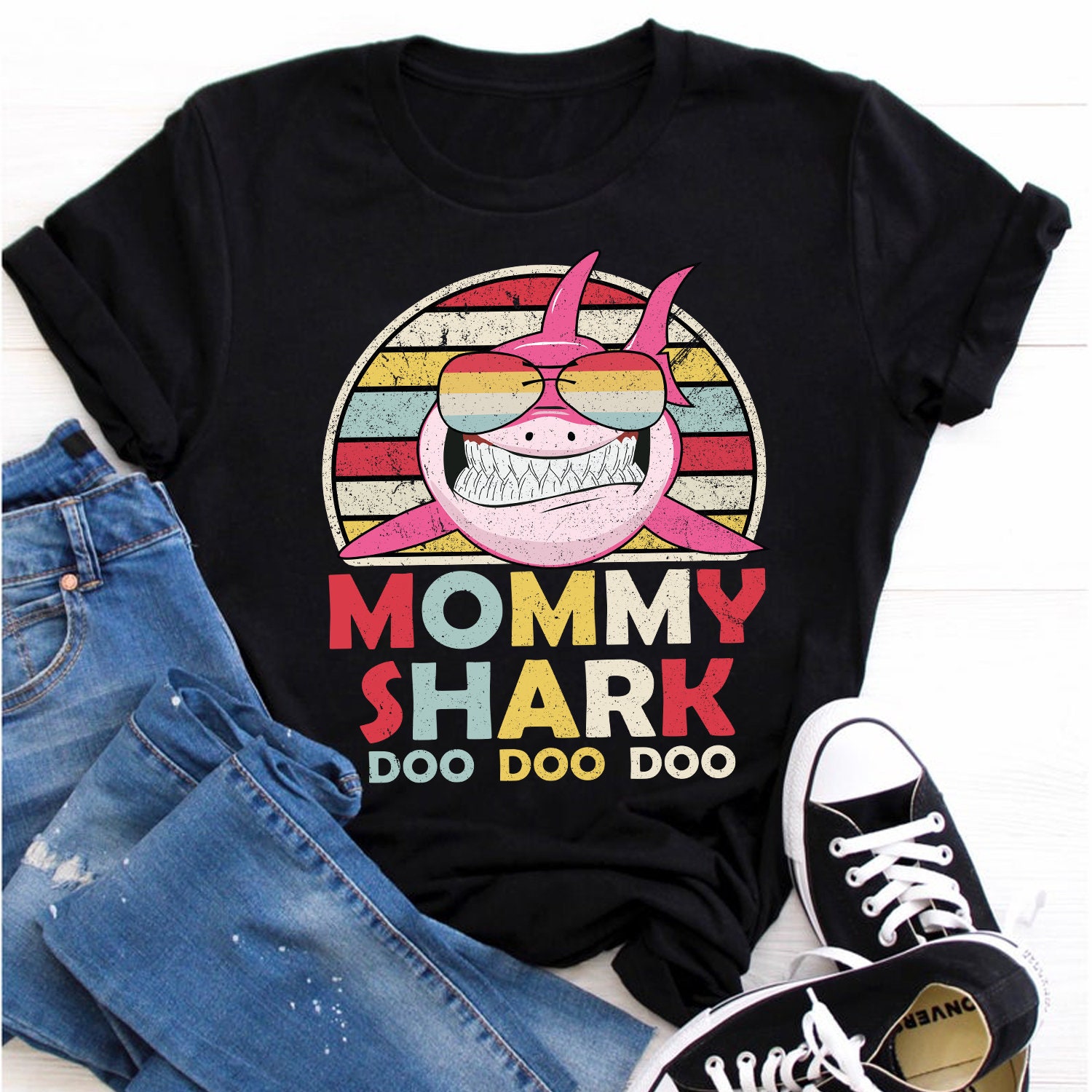 Mommy Shark Vintage Doo Doo Doo Mothers Day birthday Gift - Etsy