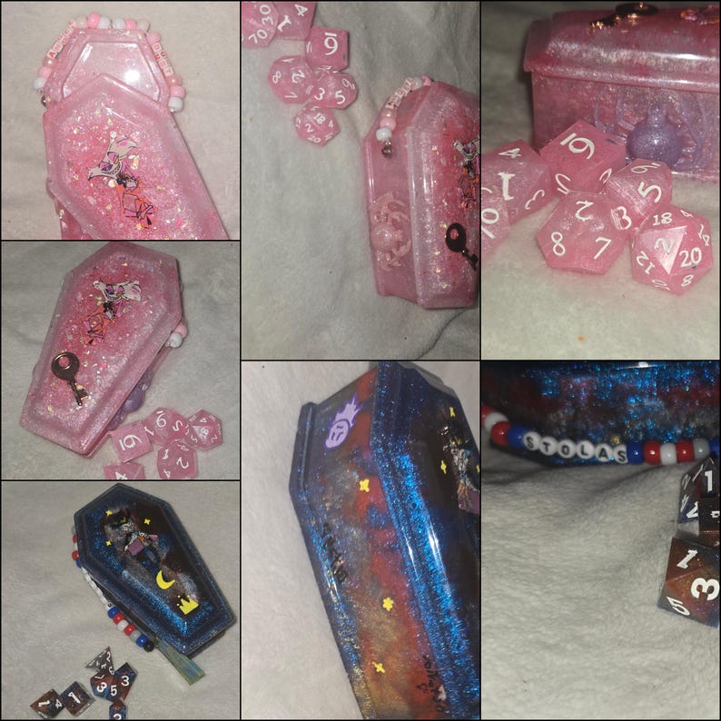 Hazbin Helluva DND Dice Sets! - Etsy