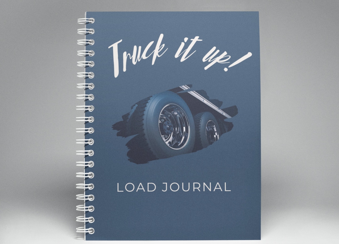 6x9 Trucker's Load Journal Notebook Monthly Trucking Dispatch Logbook ...