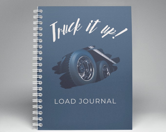 6x9 Trucker's Load Journal Notebook Monthly Trucking Dispatch Logbook ...
