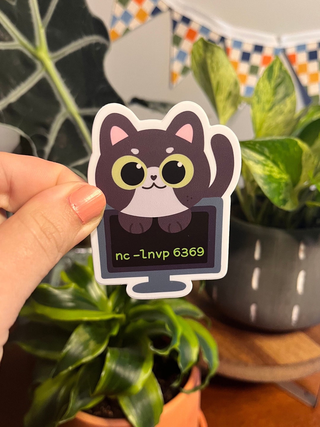 Netcat Port MEOW Sticker / Nerdy Sticker / Cat Gift - Etsy