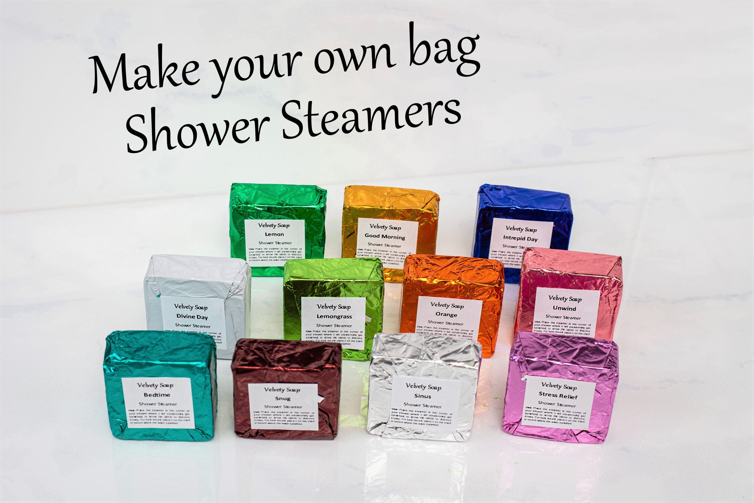 Create Your Own Set of Shower Steamers. Relax in the Shower With Strong ...