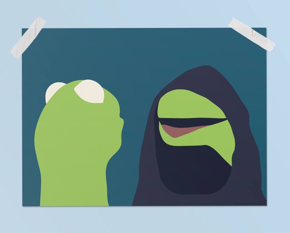 Dark Kermit Meme Art Print - Etsy