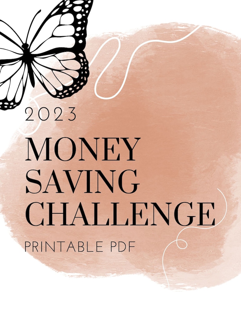 2023 MONEY SAVING CHALLENGE Printable Pdf - Etsy