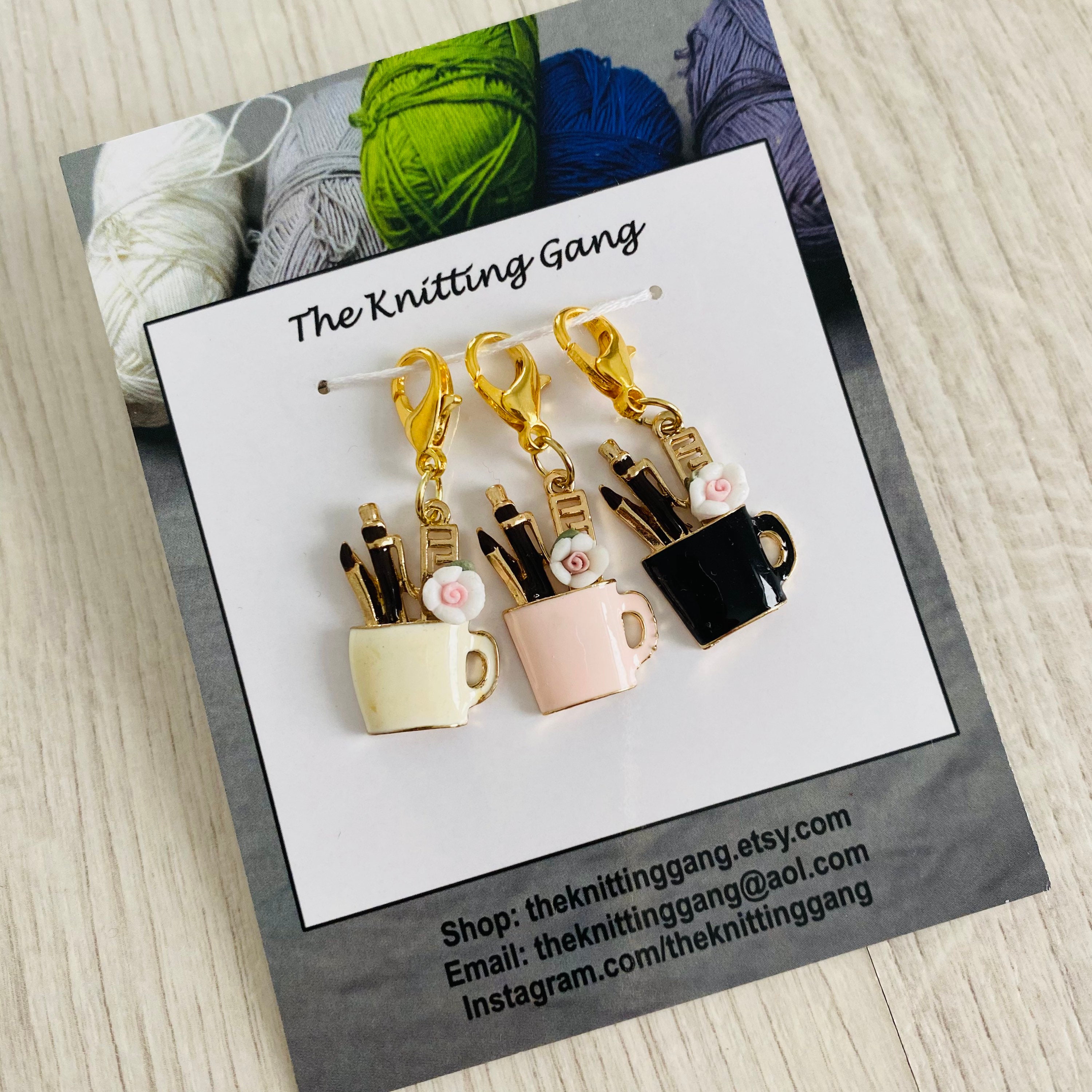 Stationary cup progress markers choice of 3 or set of 3 | Etsy