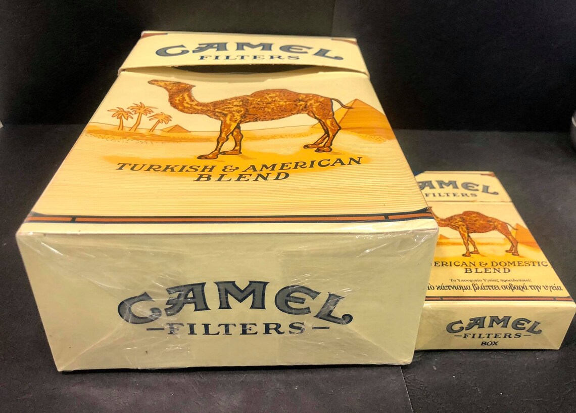 CAMEL Vintage Cigarette Packet & CAMEL Case of 10 box empty | Etsy