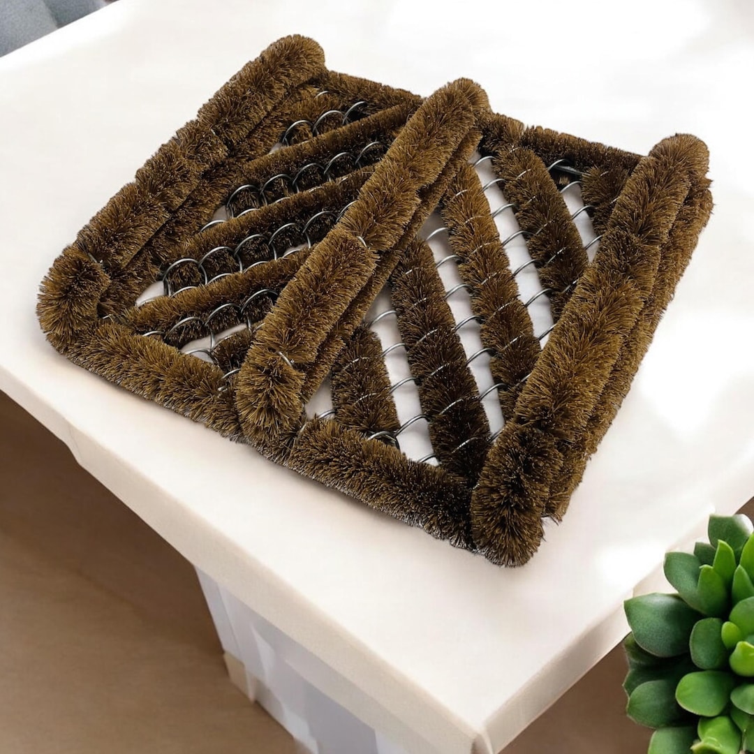 Eco-friendly Coir Boot Cleaning Mat – Tough on Dirt, Coir Doormat ...