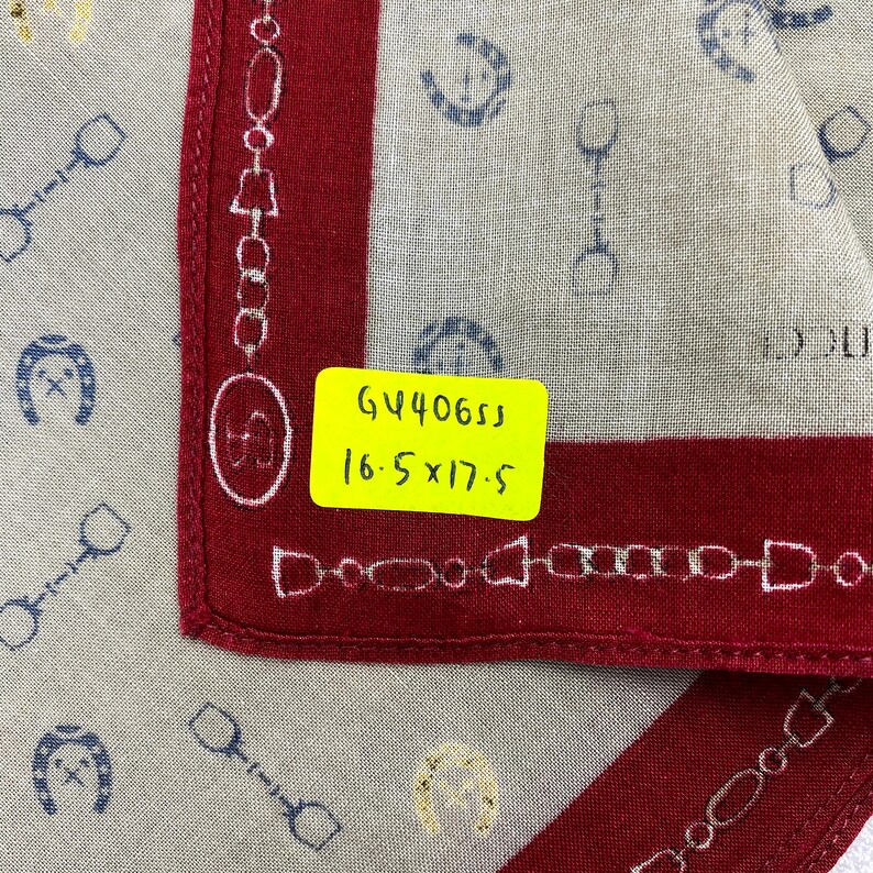 PAOLO GUCCI Bandana Handkerchief Neckerchief Neckwear Scarf Classic ...