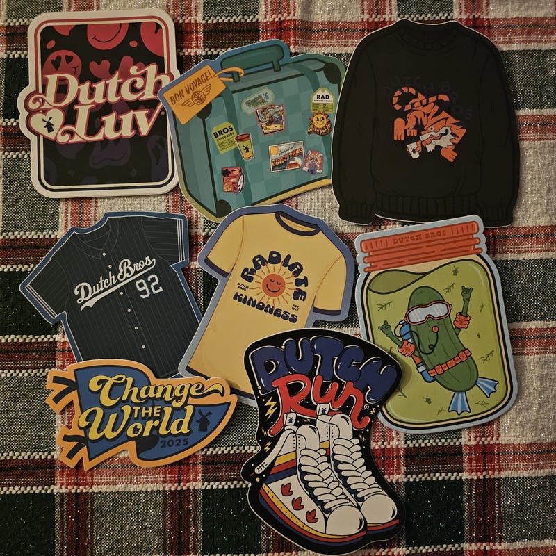 Dutch Bro 2026 Stickers - Etsy