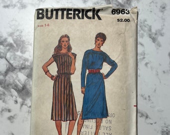Vintage 1976 Simplicity 7383 Flutter Collar Knee Length or Maxi Dress ...