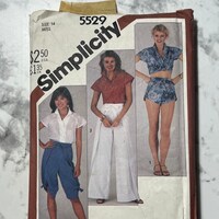 Boat Neck Crop Top Sewing Pattern: Women's Blouse (US 2-30) (PDF ...