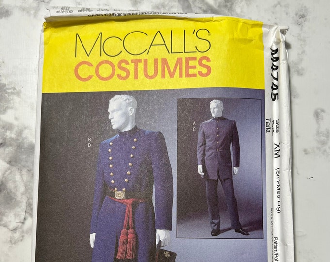 Early 2000s Men's Civil War Costumes Pattern, Historical Civil War Era ...