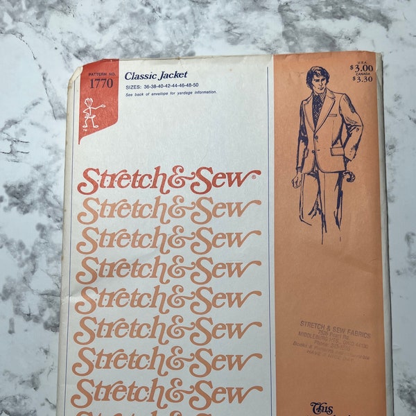 Mens Sport Coat Pattern - Etsy