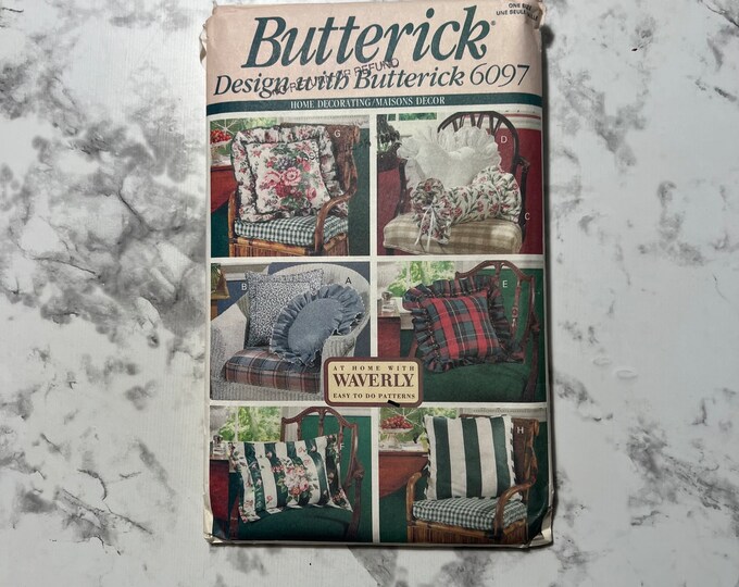 90s Design With Butterick, at Home With Waverly Easy to Do Pattern ...