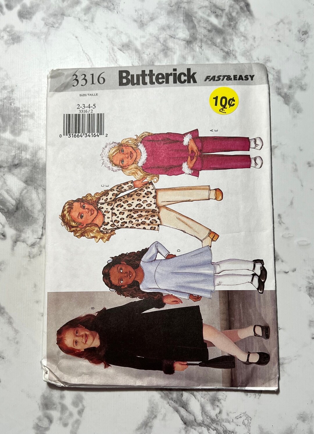 Early 2000s Fast and Easy Children's and Girl's Top, Dress, and Pants ...