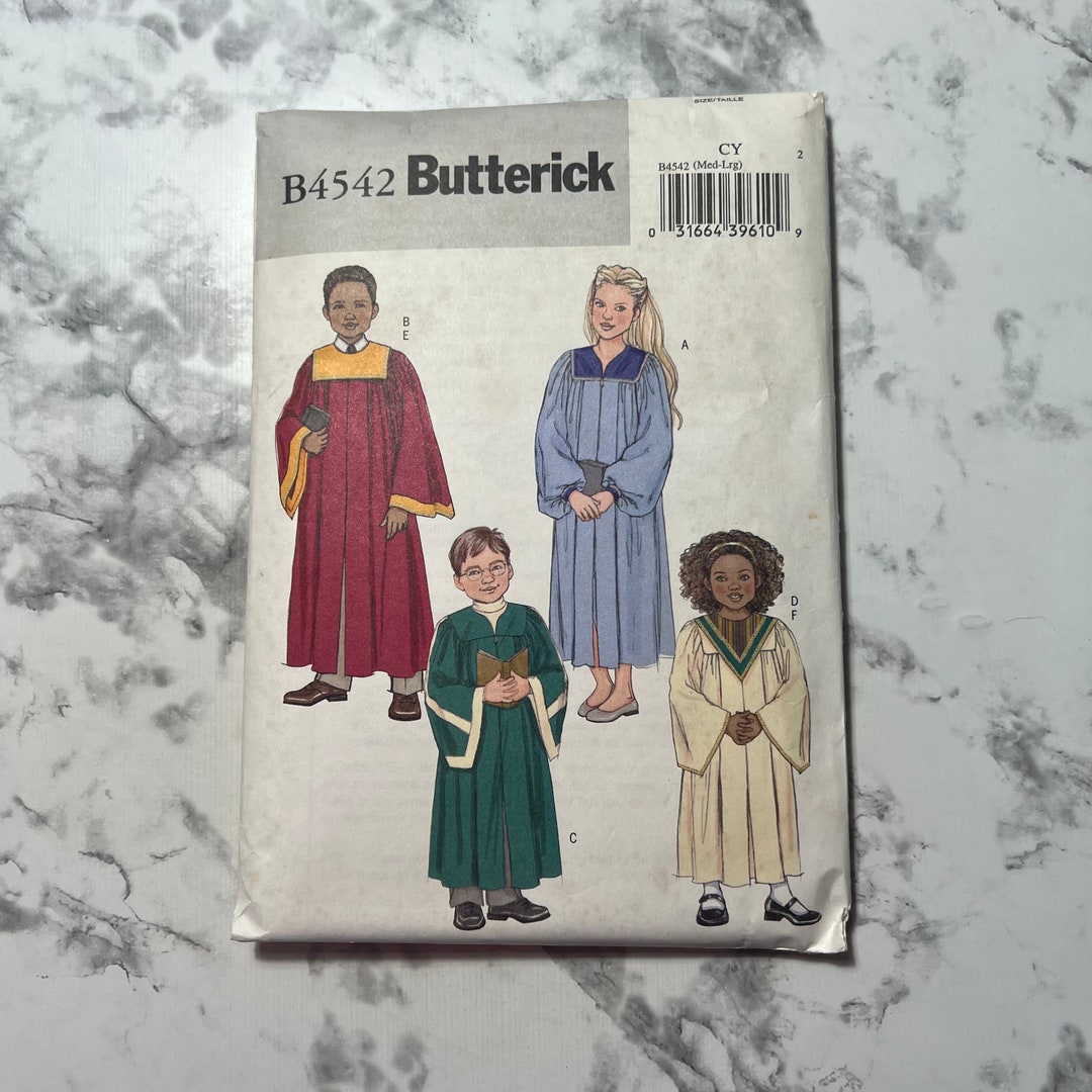 Early 2000s Children's/boys'/girls' Robe and Collar Pattern, Unisex ...